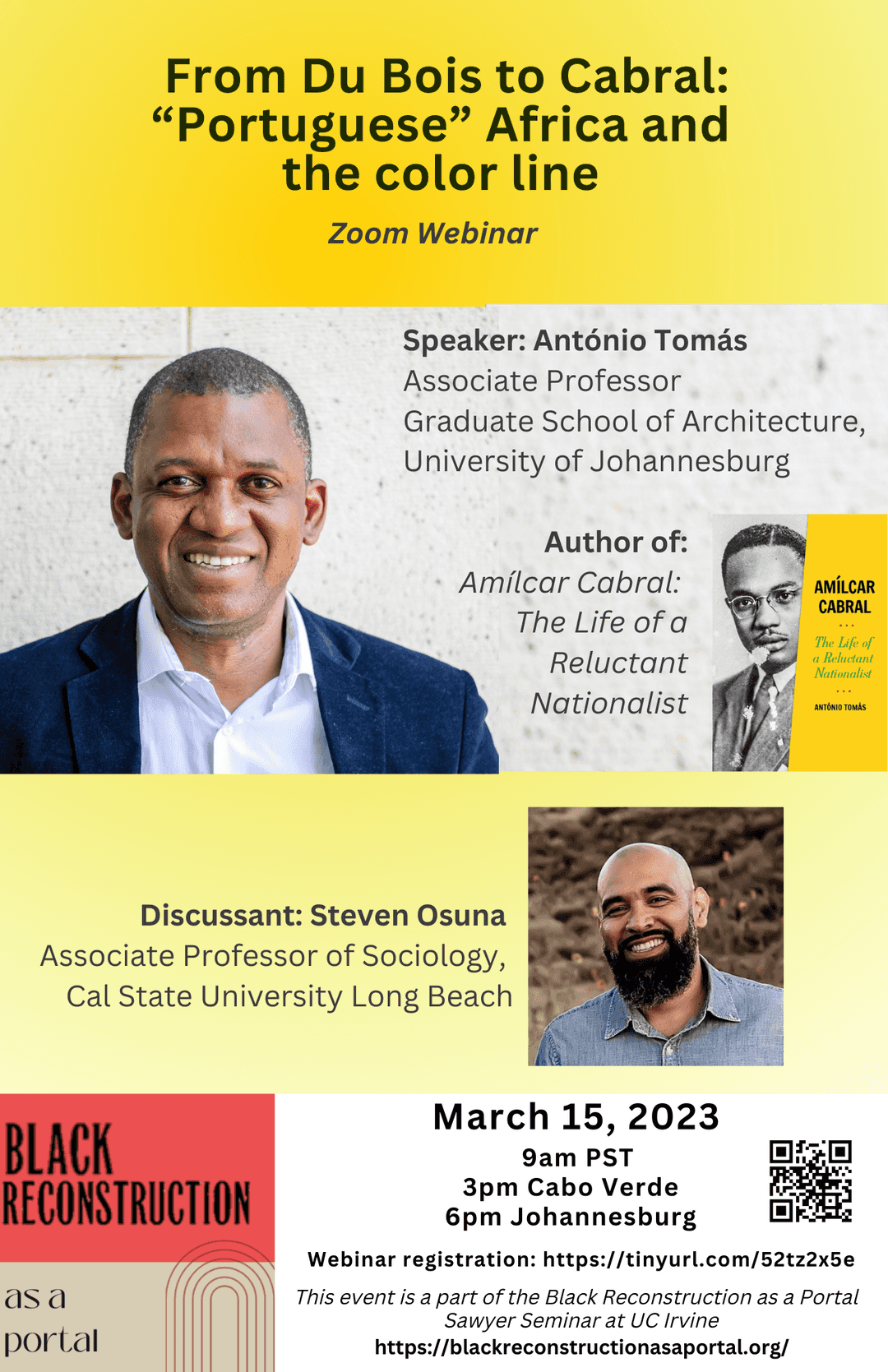 From Du Bois to Cabral: Portuguese Africa and the color line. | Black ...